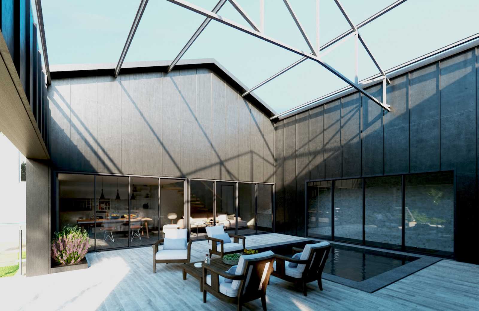 Réhabilitation d’un hangar en loft par un architecte