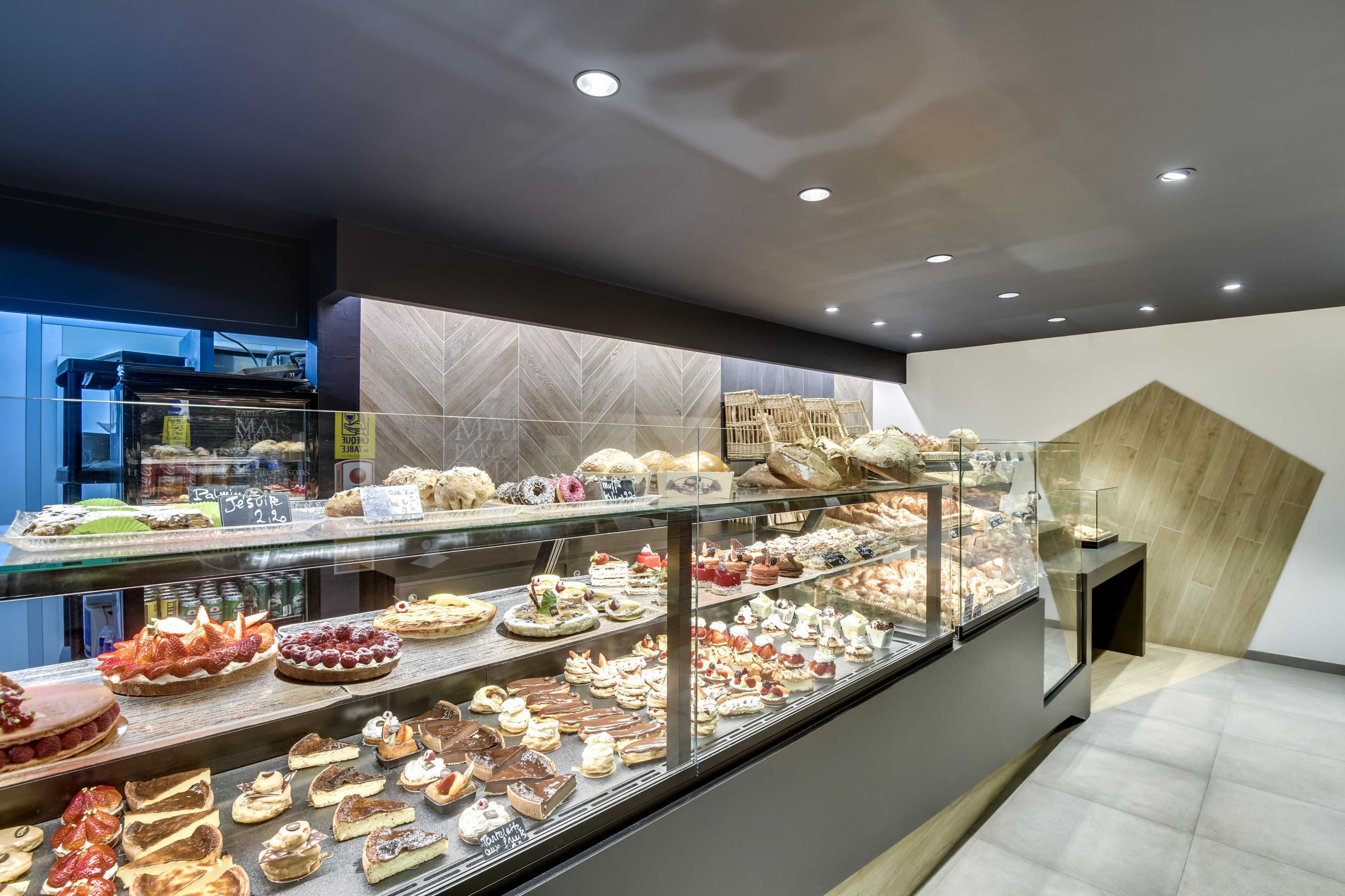 Aménagement intérieur d'une boulangerie